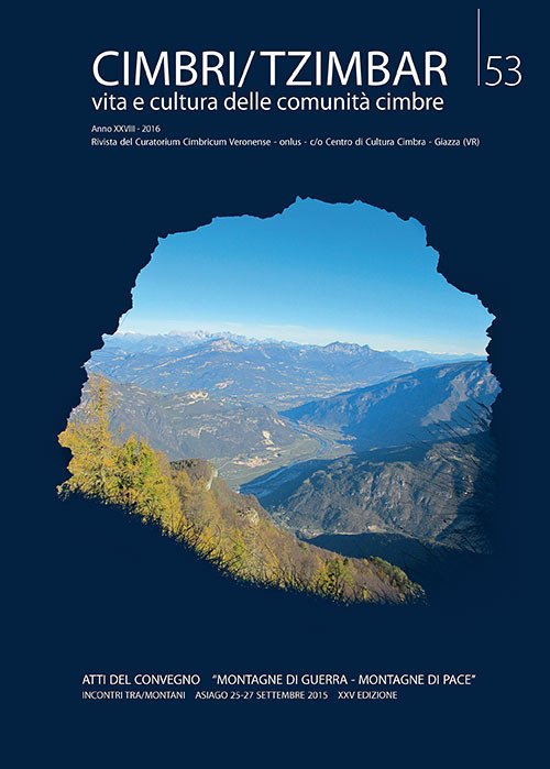 Cimbri-Tzimbar. Leben und Kulturen der Zimbengemeinden. Vol. 53 ...